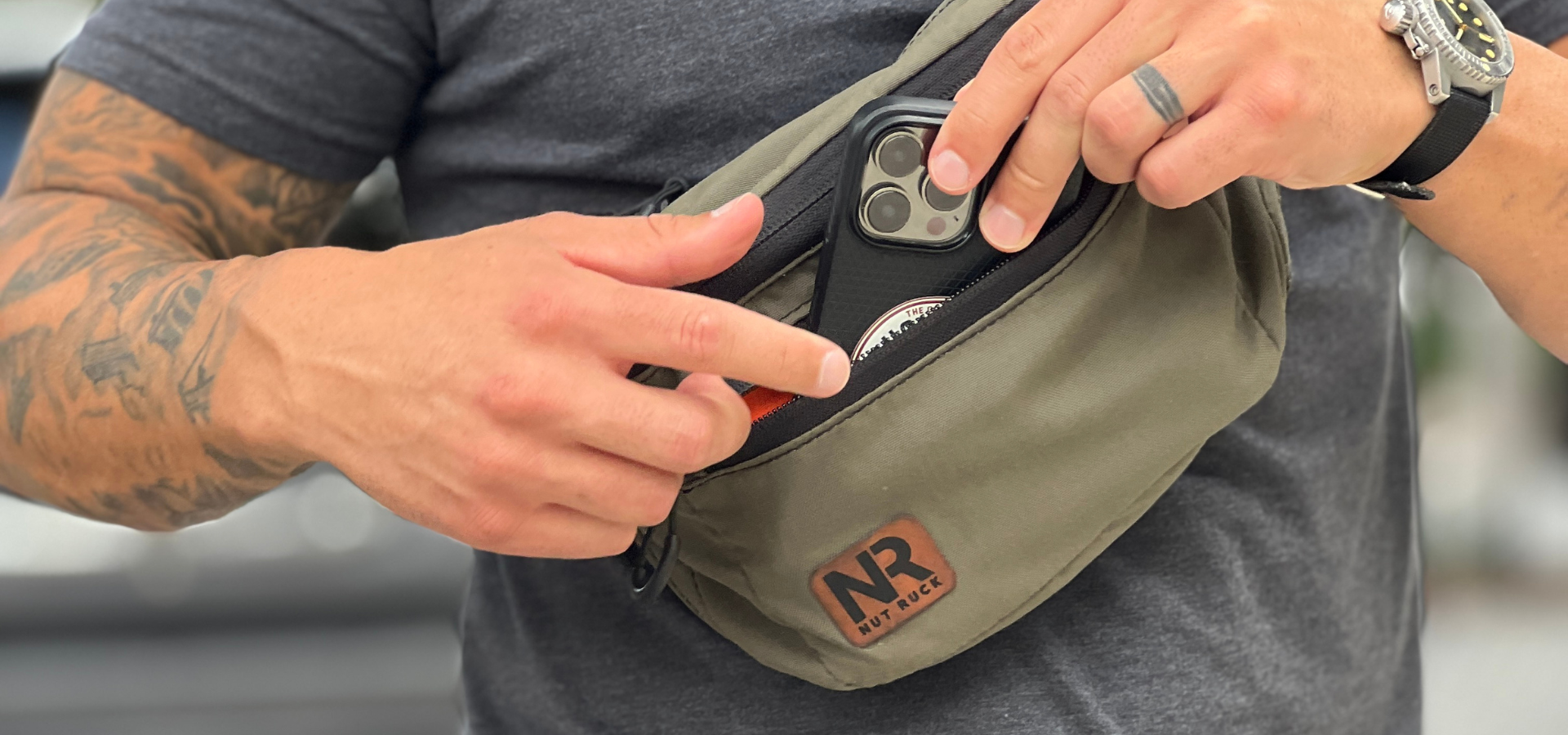 NUT RUCK - THE ORIGINAL RUCKSACK FOR YOUR NUTSACK