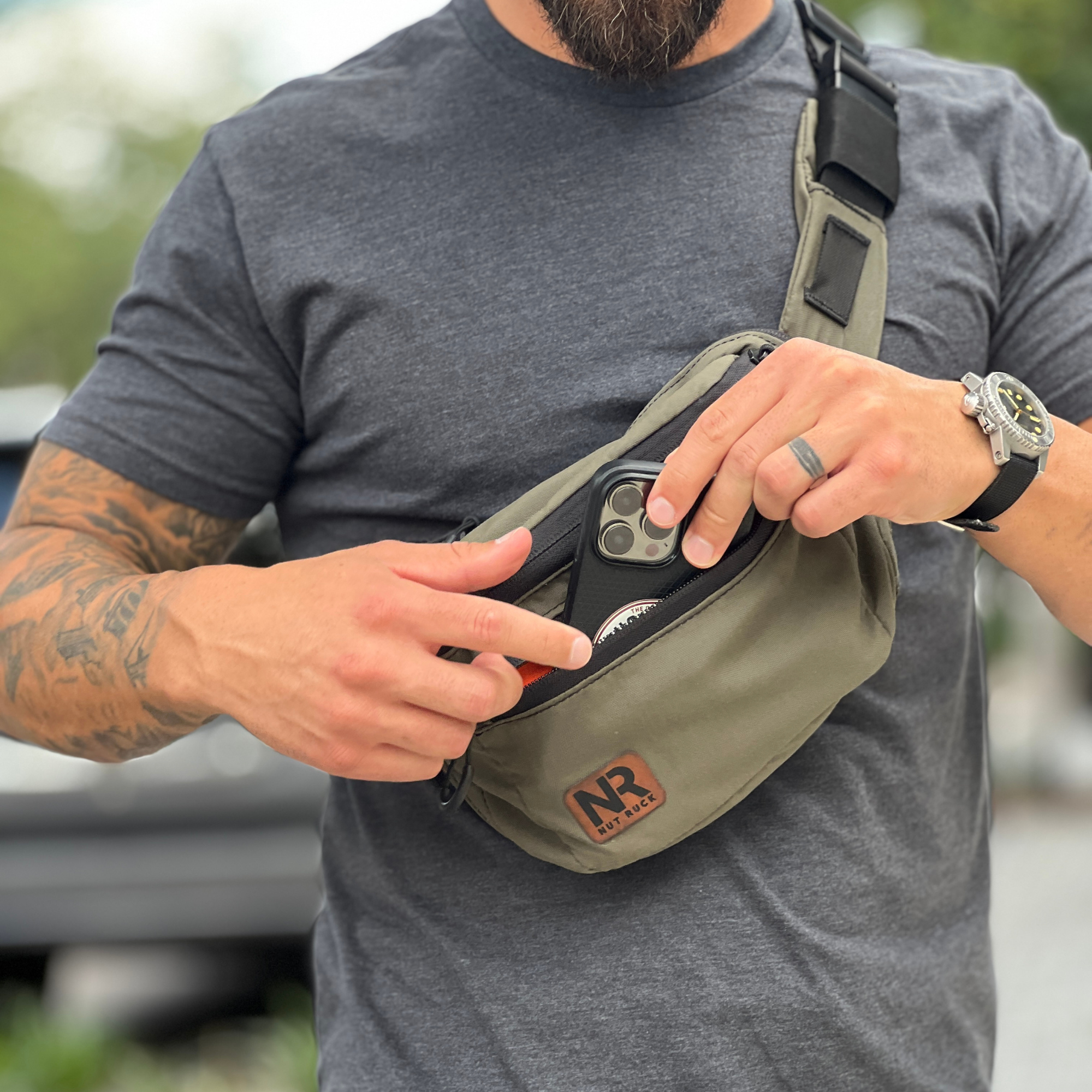 The OG Nut Ruck® | CCW & EDC Waist pack | Block EMF | Made in USA